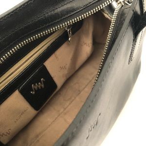 Monsac | Bags | Monsac Black Leather Shoulder Bag | Poshmark